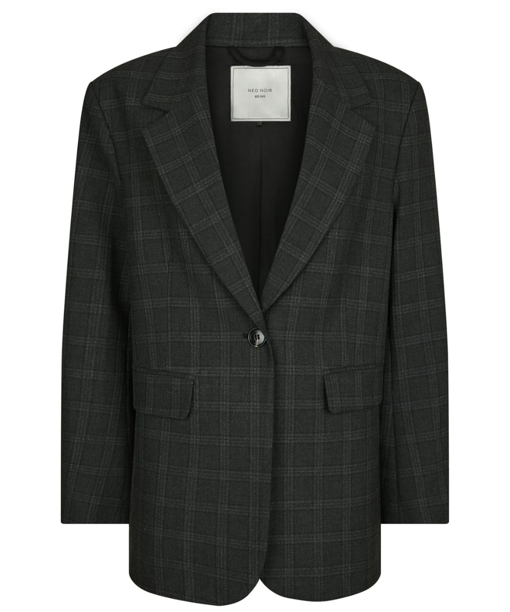 Neo Noir Gaby Check Blazer Antracit I Me & Eliza