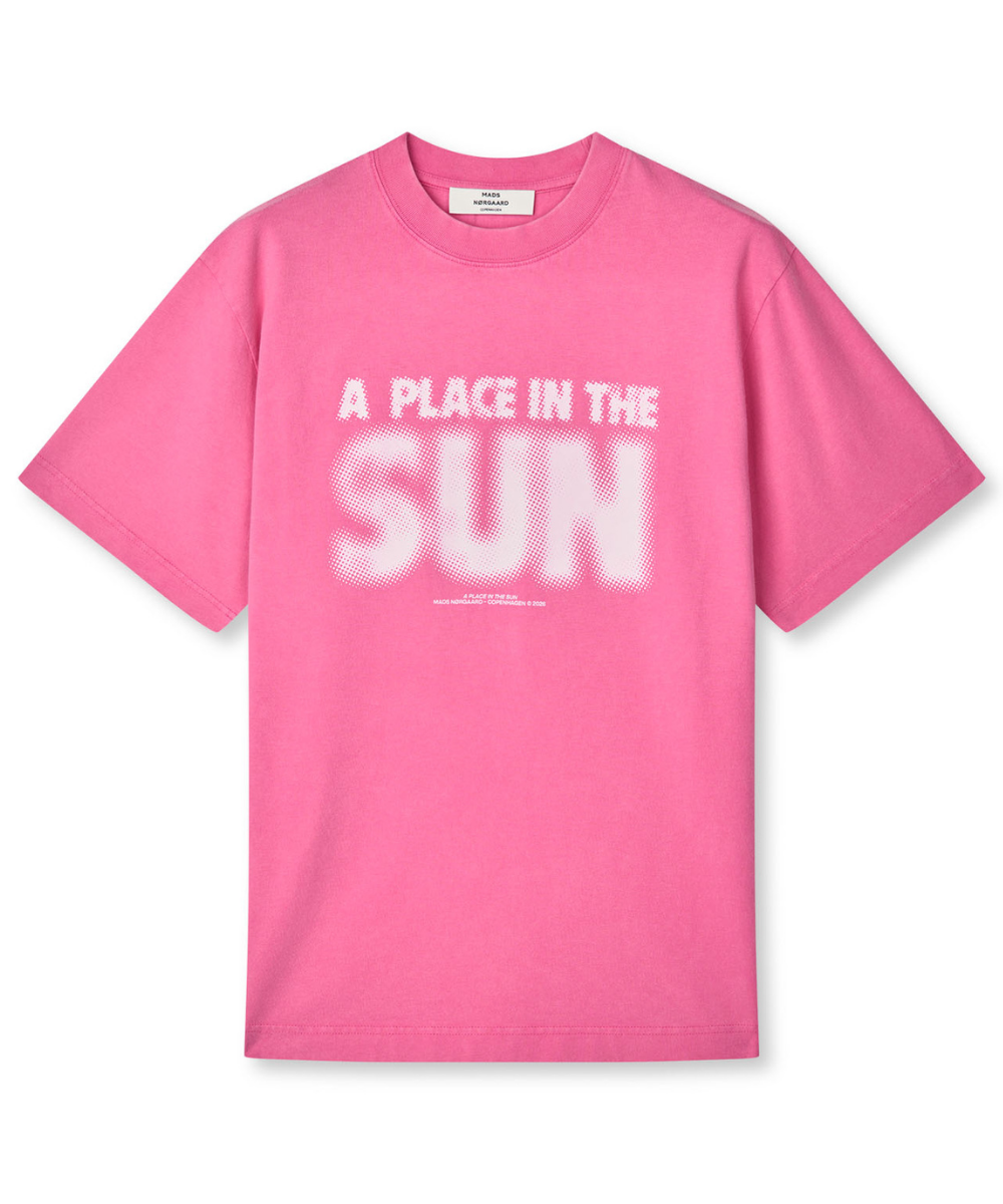 Mads Nørgaard Cotton Jersey Dassel T-shirt Carmine Rose I Me & Eliza