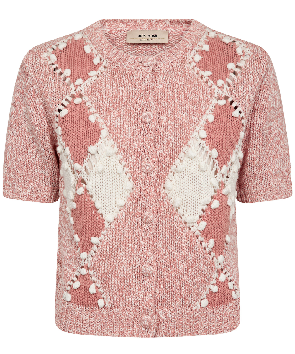 Mos Mosh Elio SS Knit Cardigan Peachy I Me & Eliza