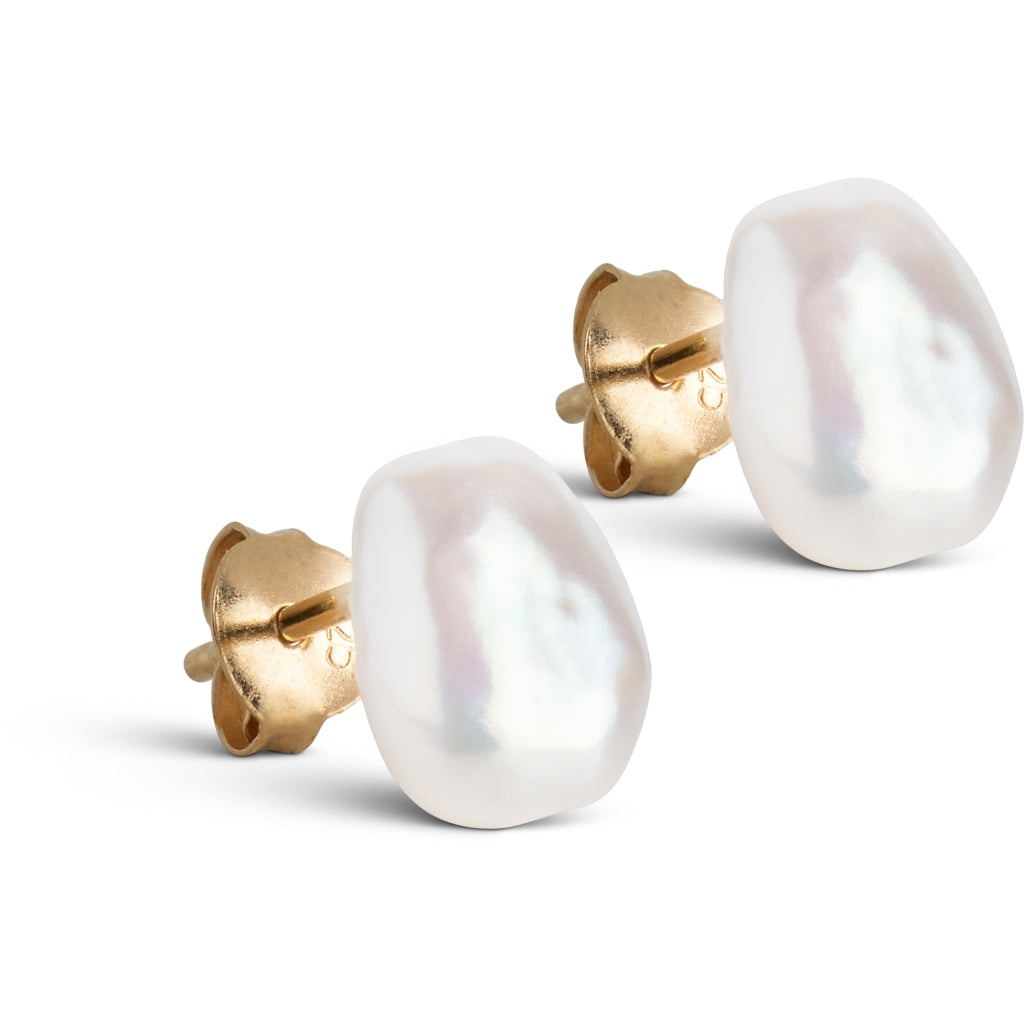 Enamel Baroque Pearl Øreringe Pearl I Me & Eliza