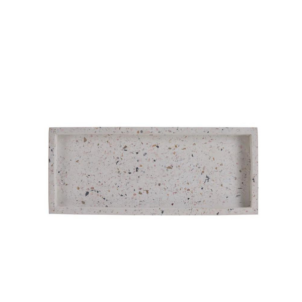 Bahne Interior Terrazzo Rectangle Small Bakke White I Me & Eliza