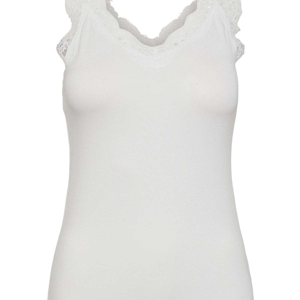 Pieces Barbera Lace Top Bright White I Me & Eliza